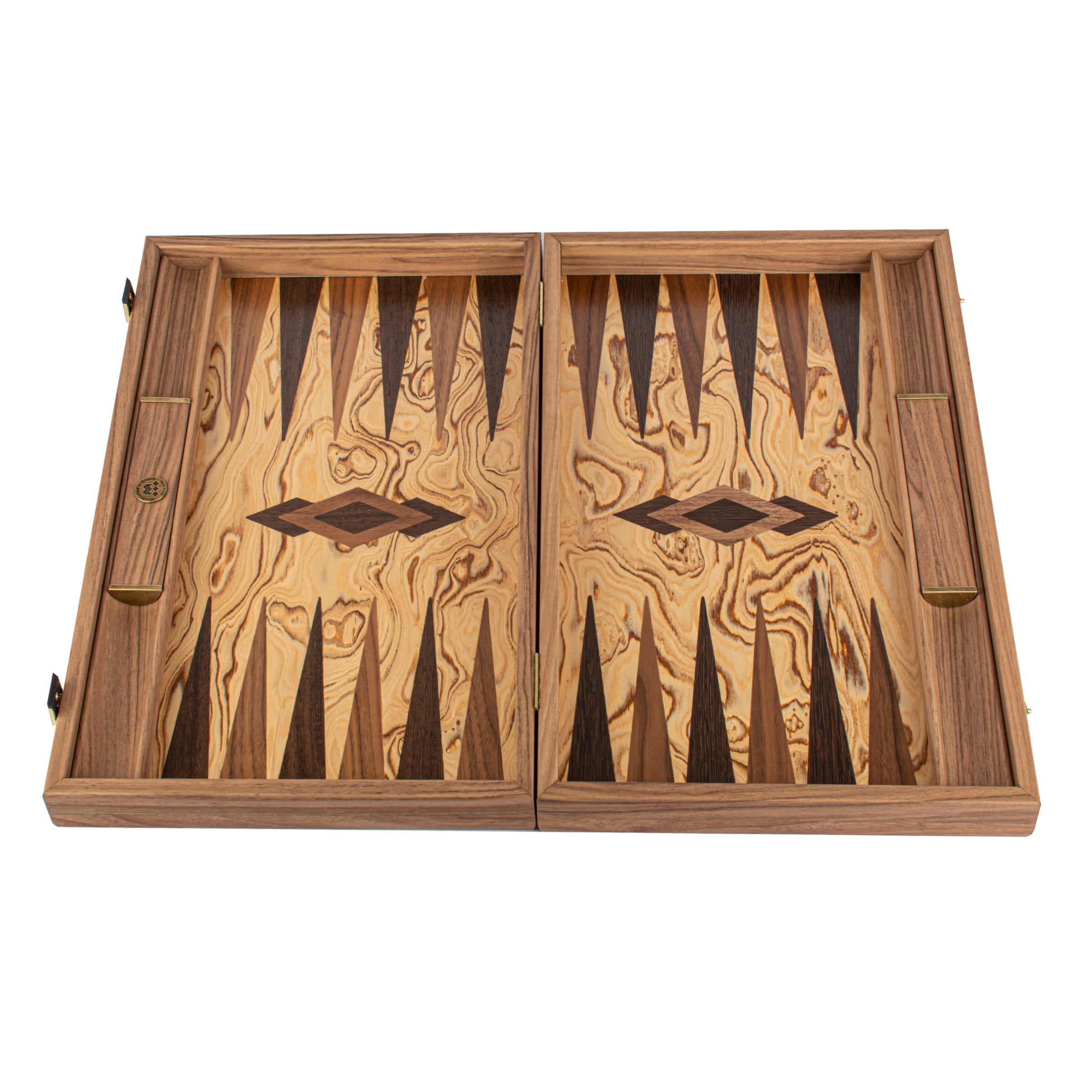 ITALIAN OLIVE BURL Backgammon