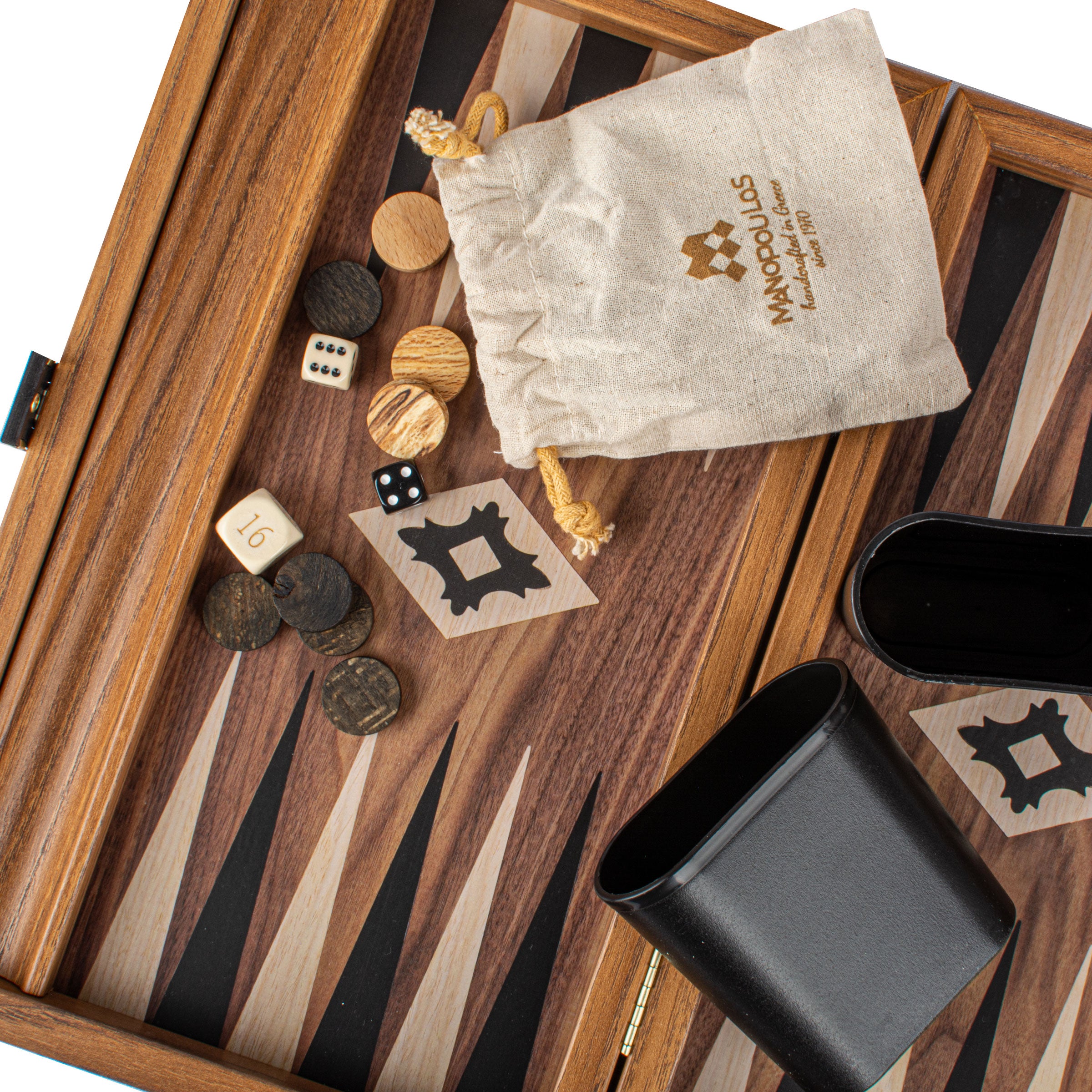 WALNUT REPLICA WOOD Backgammon