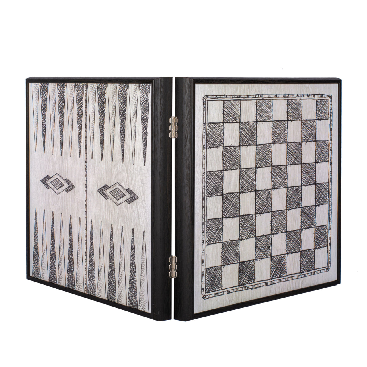 FREEHAND DRAWING SKETCH - 4 in 1 Combo Game - Chess/Backgammon/Ludo/Sn ...