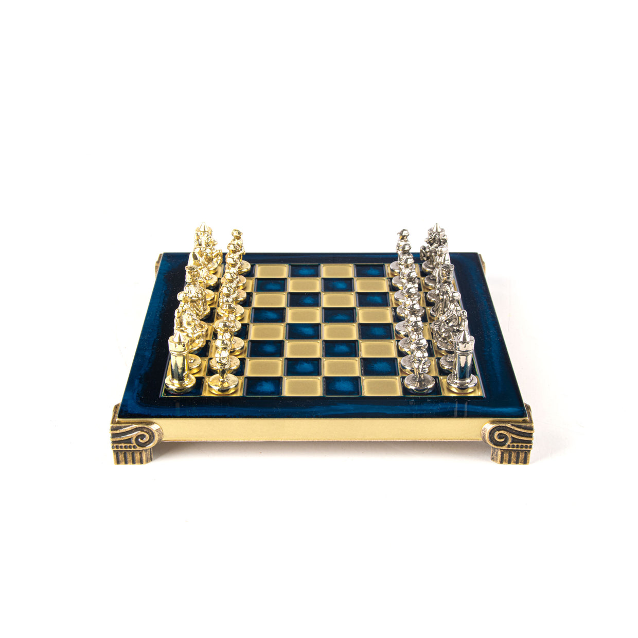 Handcrafted Byzantine Empire Chess Set, Gold & Silver (Extra Small ...
