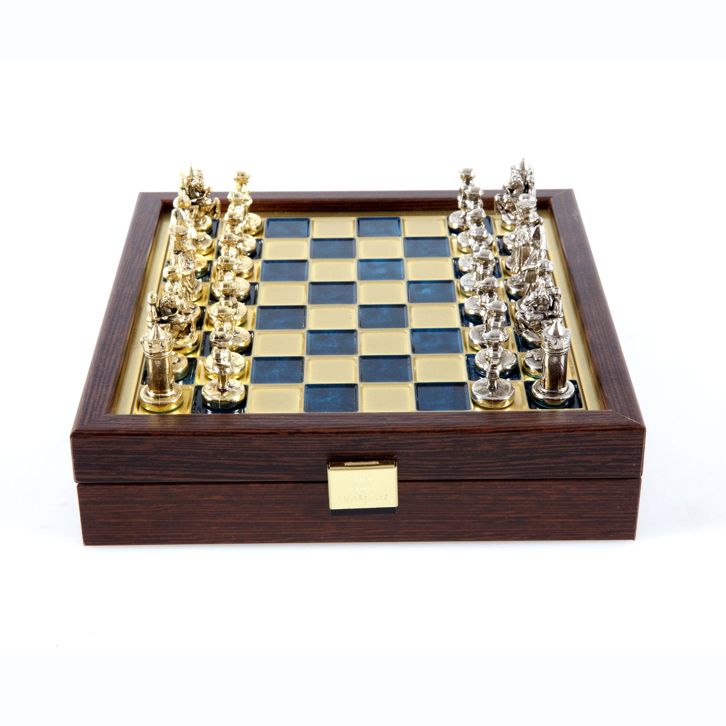 Handcrafted Byzantine Empire Chess Set in Wooden Box with Storage ...