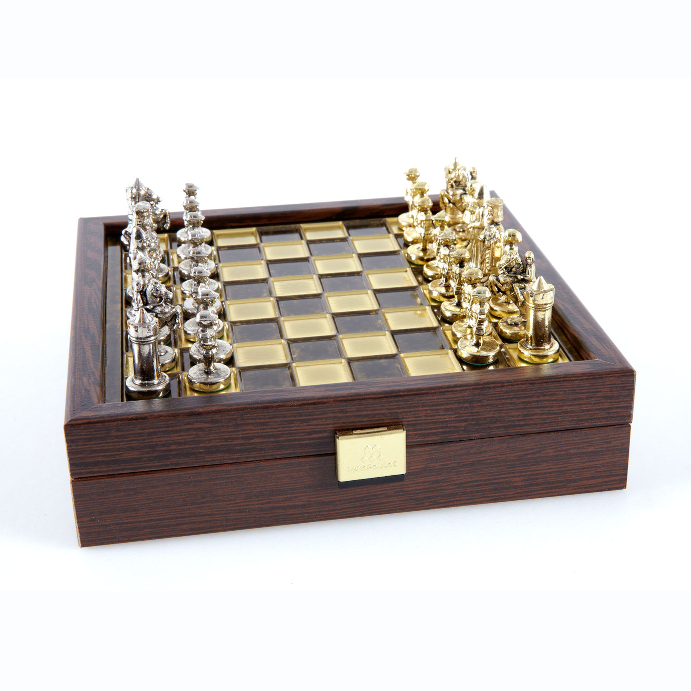 Handcrafted Byzantine Empire Chess Set in Wooden Box with Storage ...