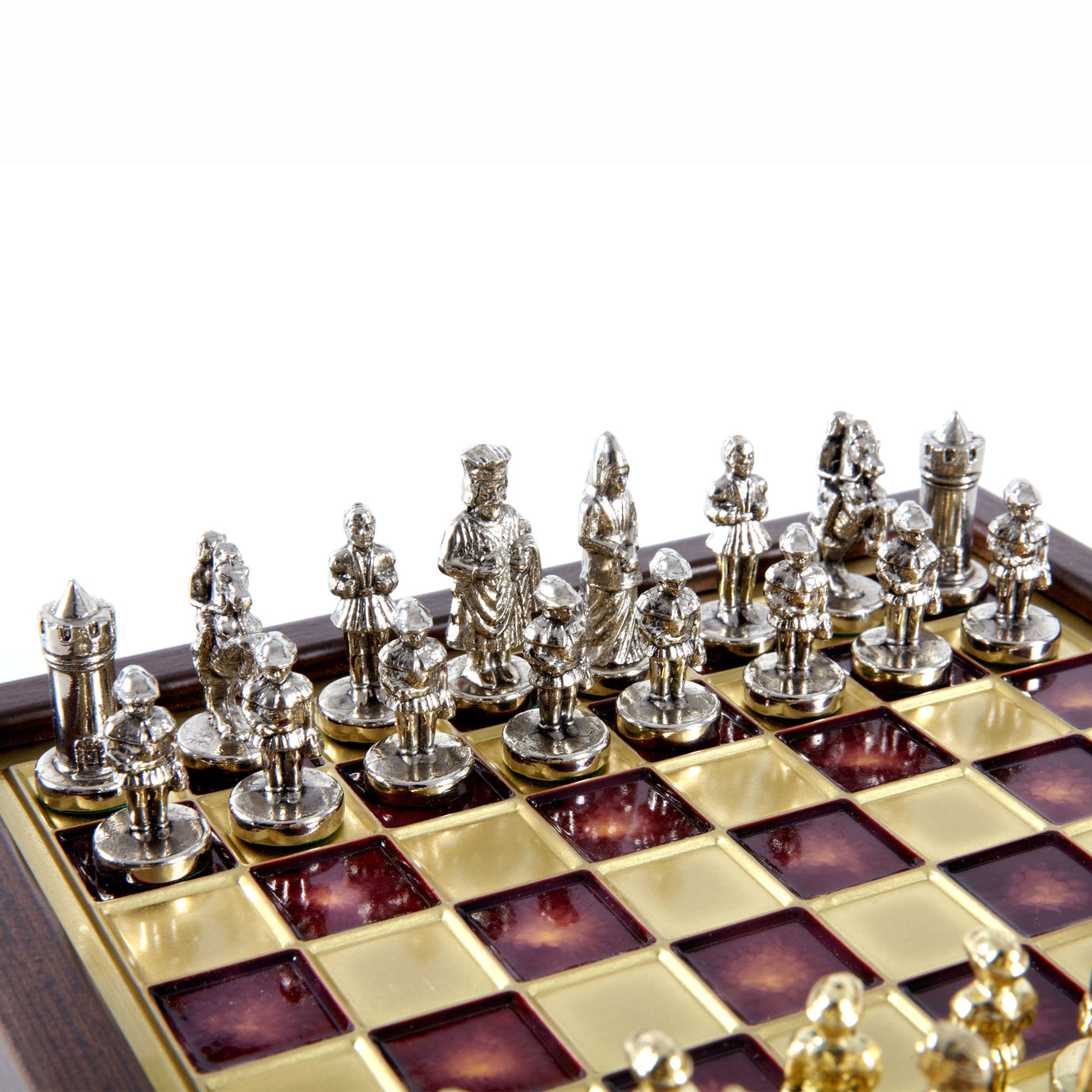 Handcrafted Byzantine Empire Chess Set in Wooden Box with Storage ...